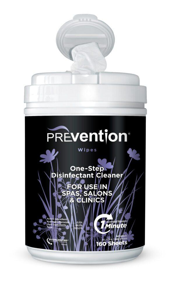 Prevention Ready-To-Use One Step Disinfectant Wipes | Essential Med Tools